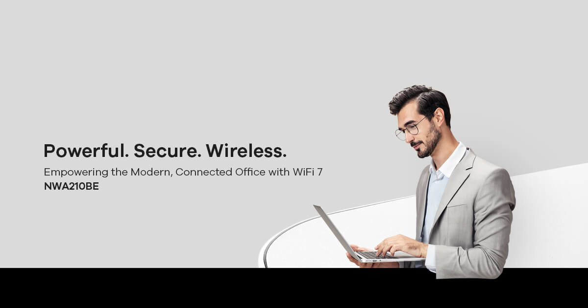 NWA210BE | Point d'Accès WiFi 7 Double-Radio avec 6 Flux (BE12300) et ...