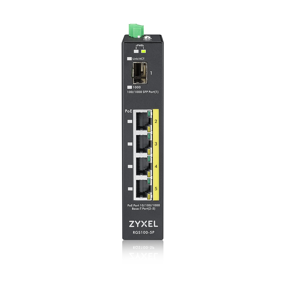 RGS100-5P | 5-port GbE Unmanaged PoE Switch - Product Photos | Zyxel ...