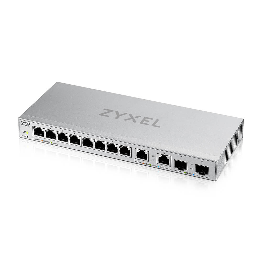 XGS1210-12 | 12-Port Web-Managed Multi-Gigabit Switch with 2-Port 2.5G ...