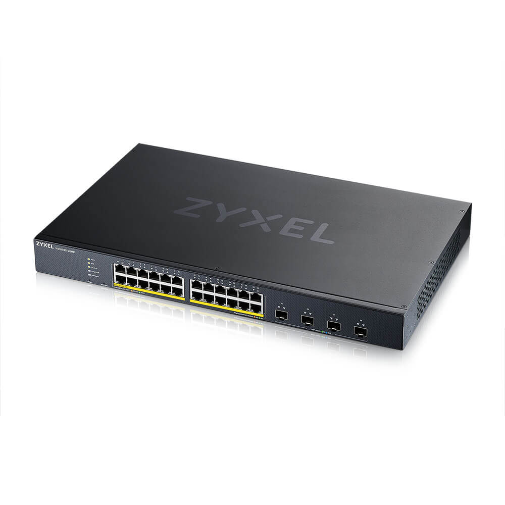 Zyxel XGS1935-28HP Switch PoE Smart Managed 28 Ports Gigabit 10G SFP+ ...