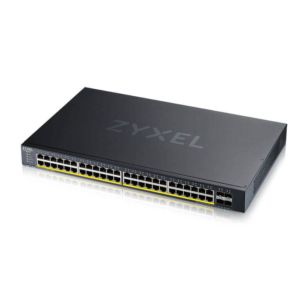 Zyxel XGS1935-52HP Switch PoE Smart Managed 52 Ports Gigabit 10G SFP+ ...